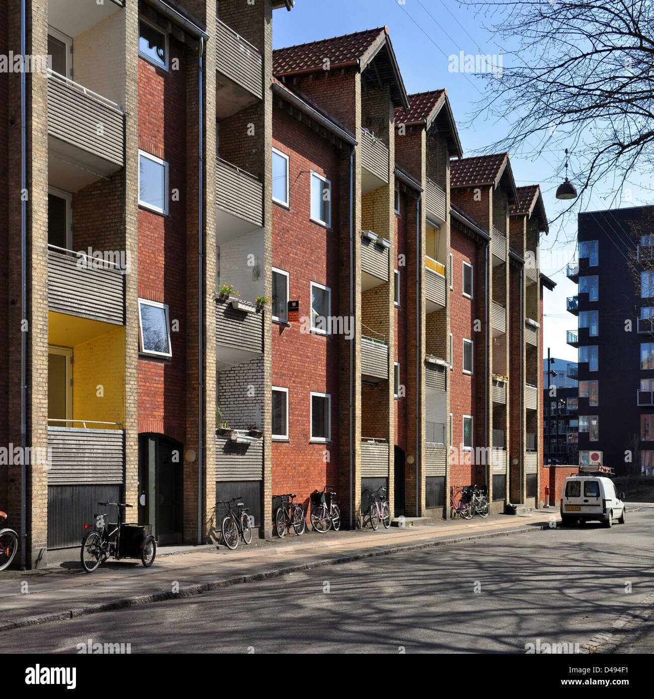 hans christian hansen, hulgård plads housing, copenhagen 1943-1945 ...