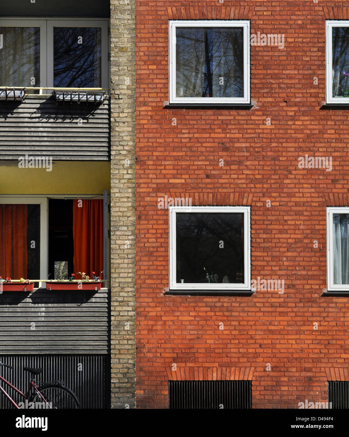 Hans Christian Hansen's design for Hulgård Plads housing in Copenhagen ...