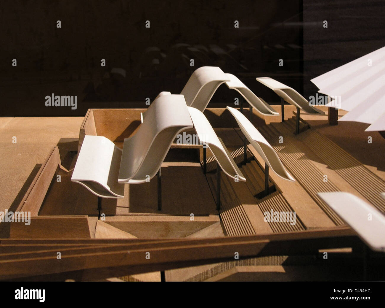 Jørn Utzon’s model for the Madrid Opera House competition in 1964 ...