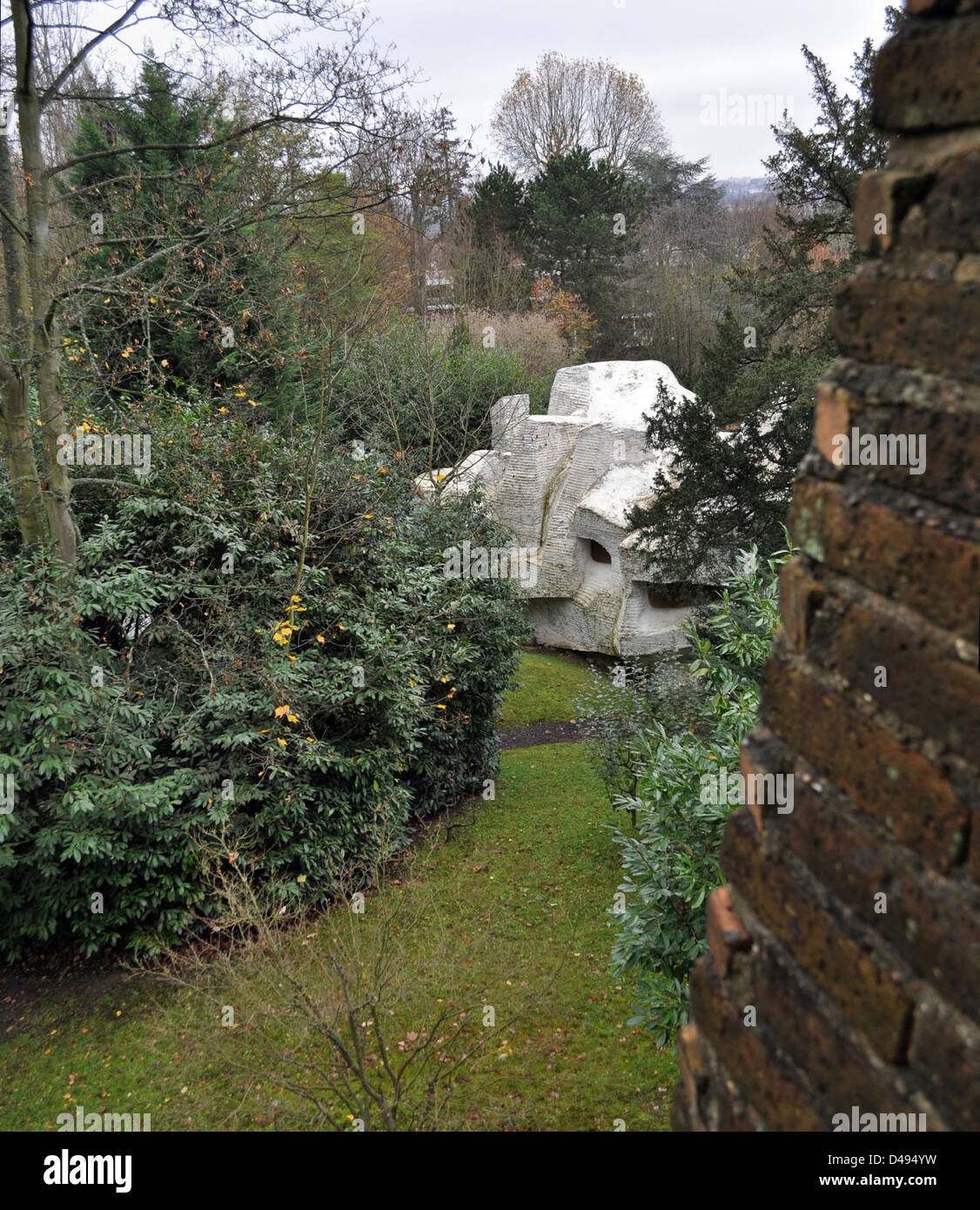 André Bloc’s Sculptures-Habitacles 2 & 3, created in Meudon, Paris in ...