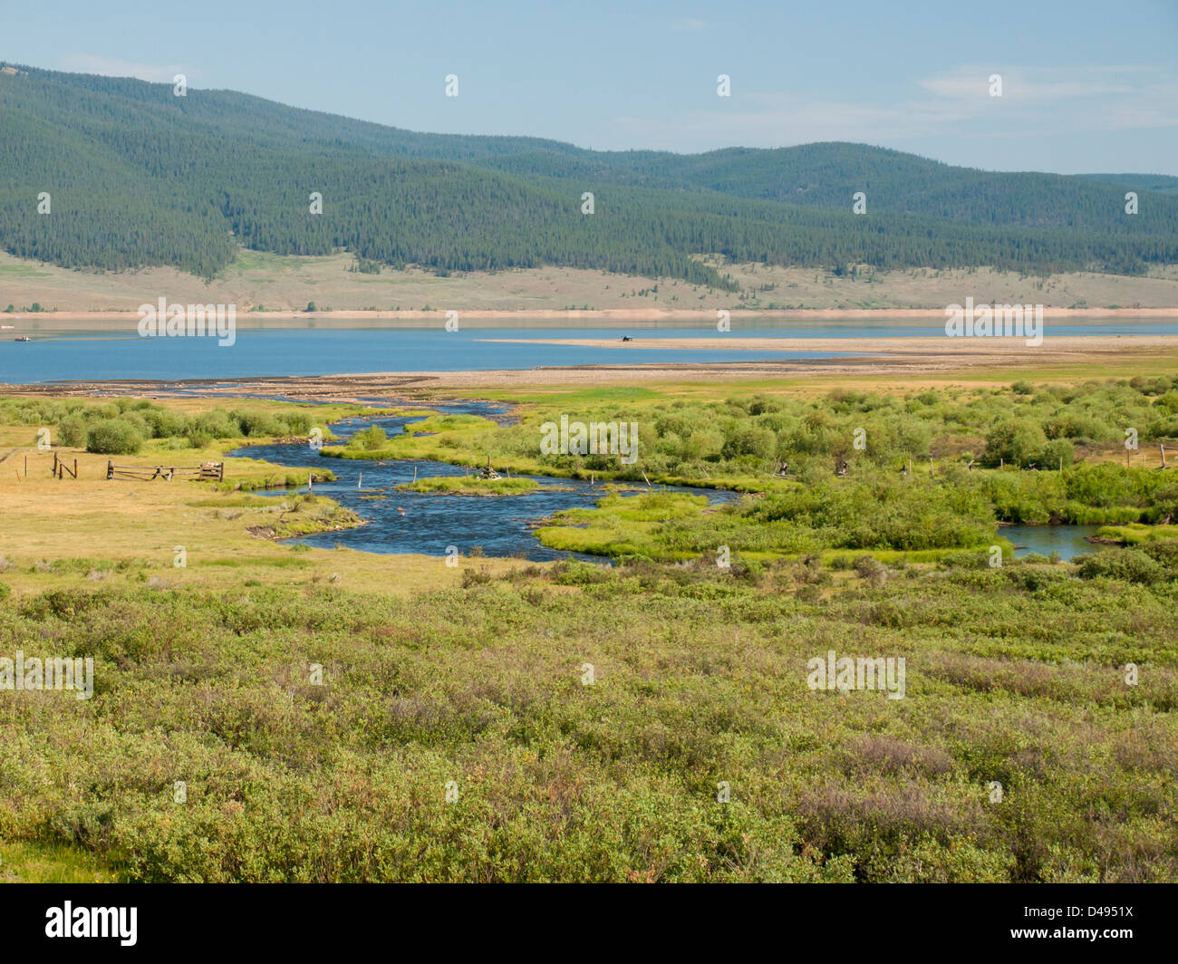 The Taylor Park Reservoir is a body of water created by the Taylor Park ...
