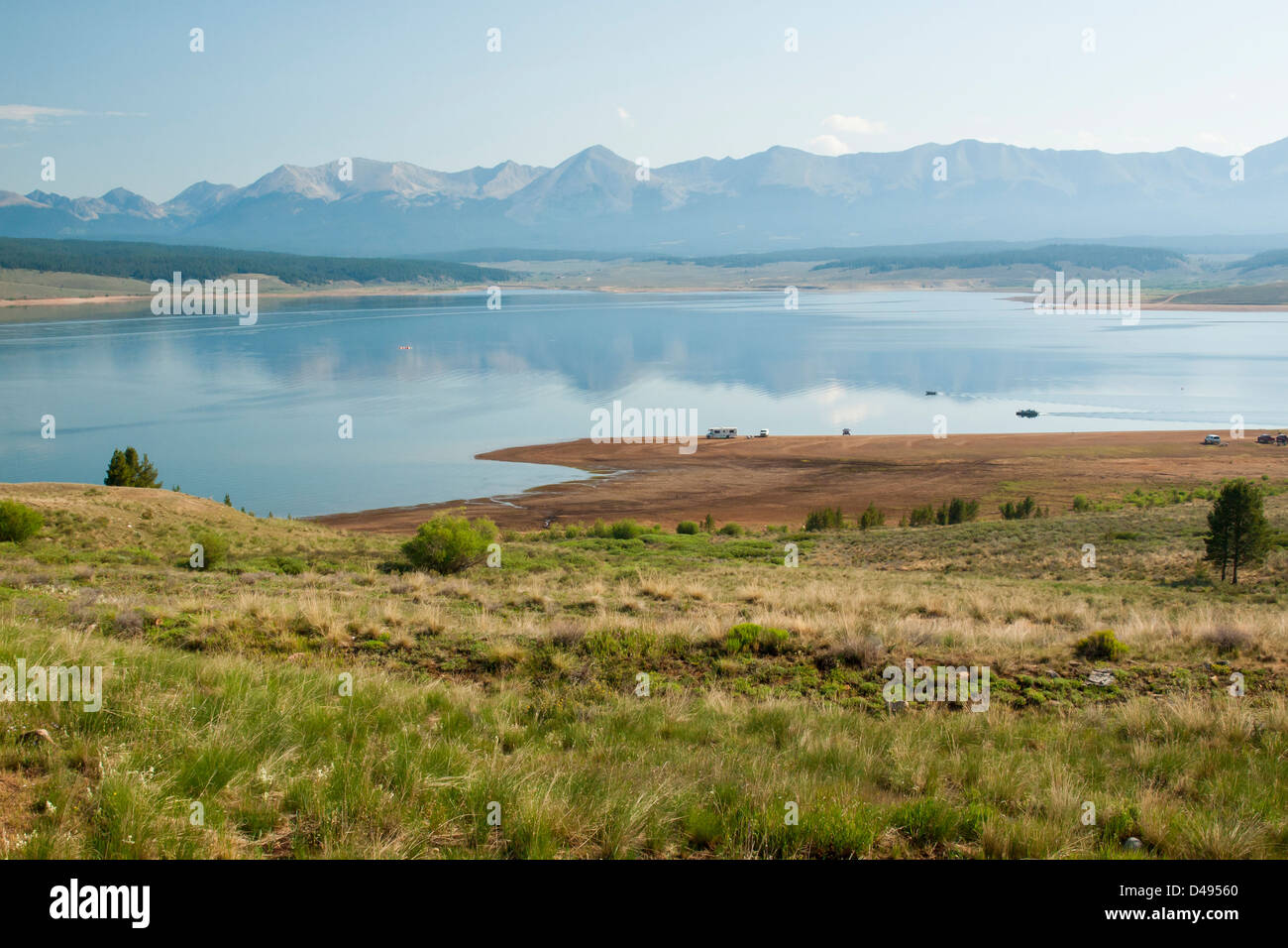 The Taylor Park Reservoir is a body of water created by the Taylor Park ...