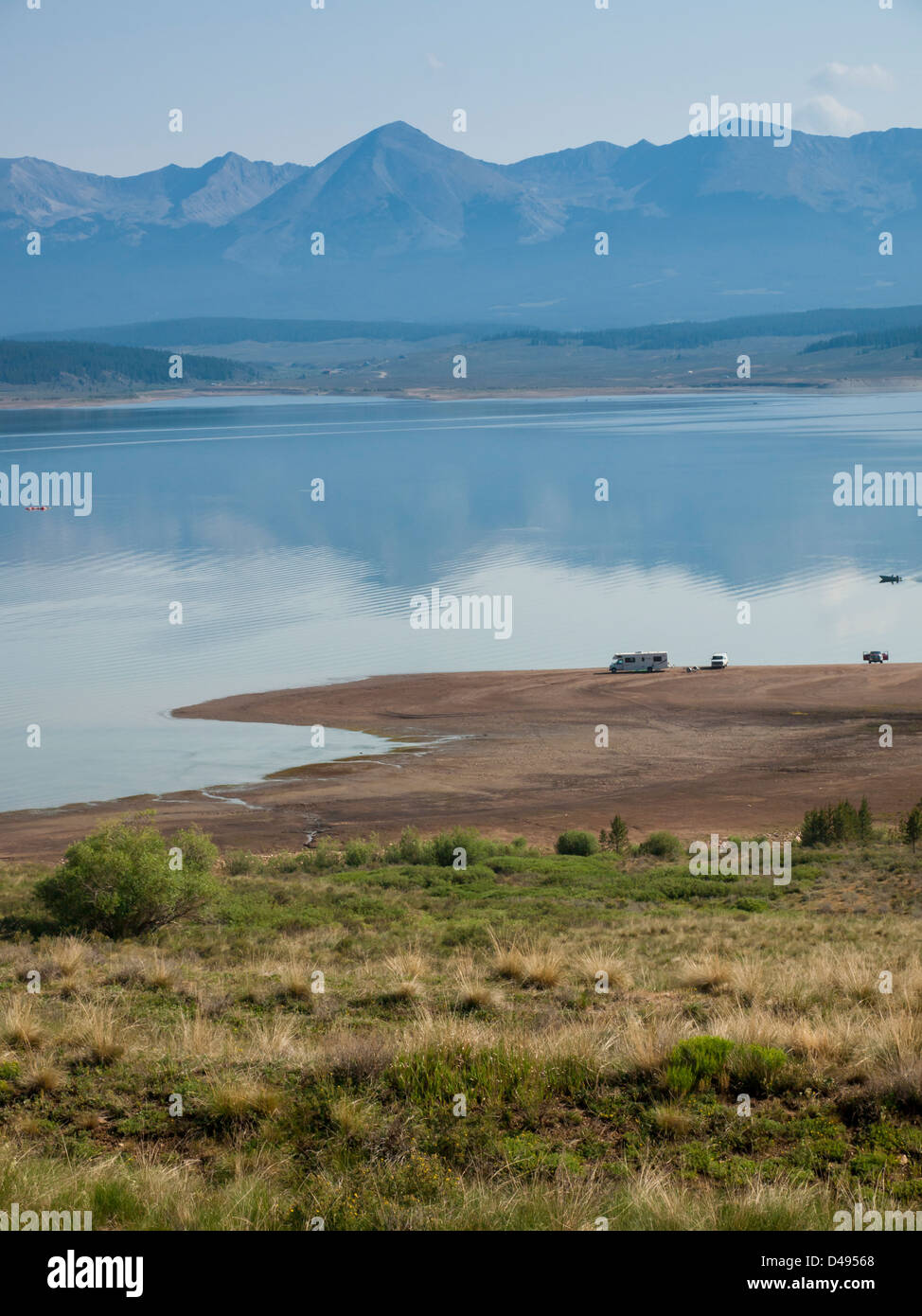 The Taylor Park Reservoir is a body of water created by the Taylor Park ...