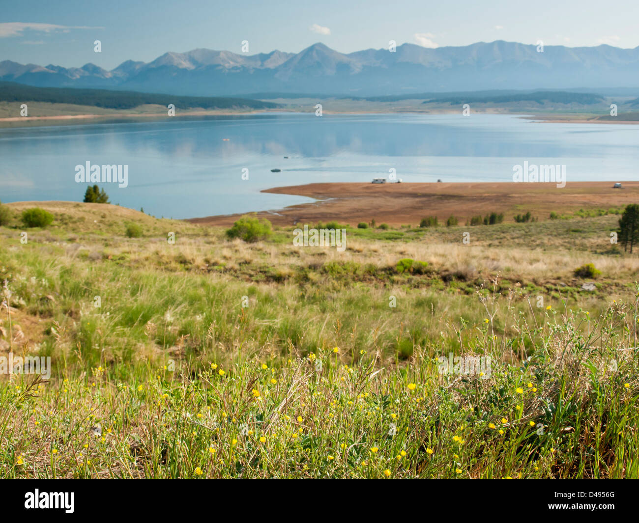 The Taylor Park Reservoir is a body of water created by the Taylor Park ...