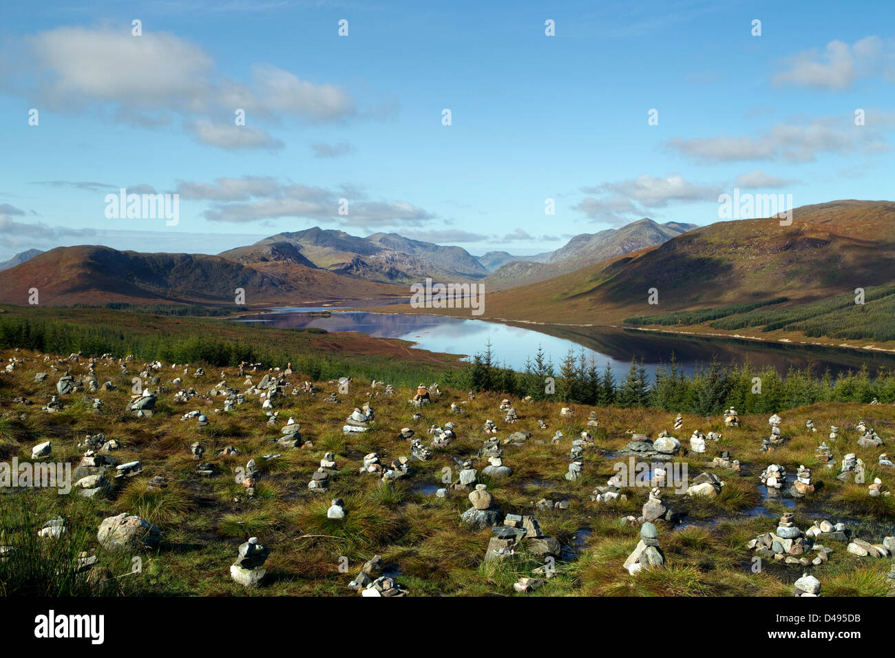 Rock piles with loch loyne hi-res stock photography and images - Alamy
