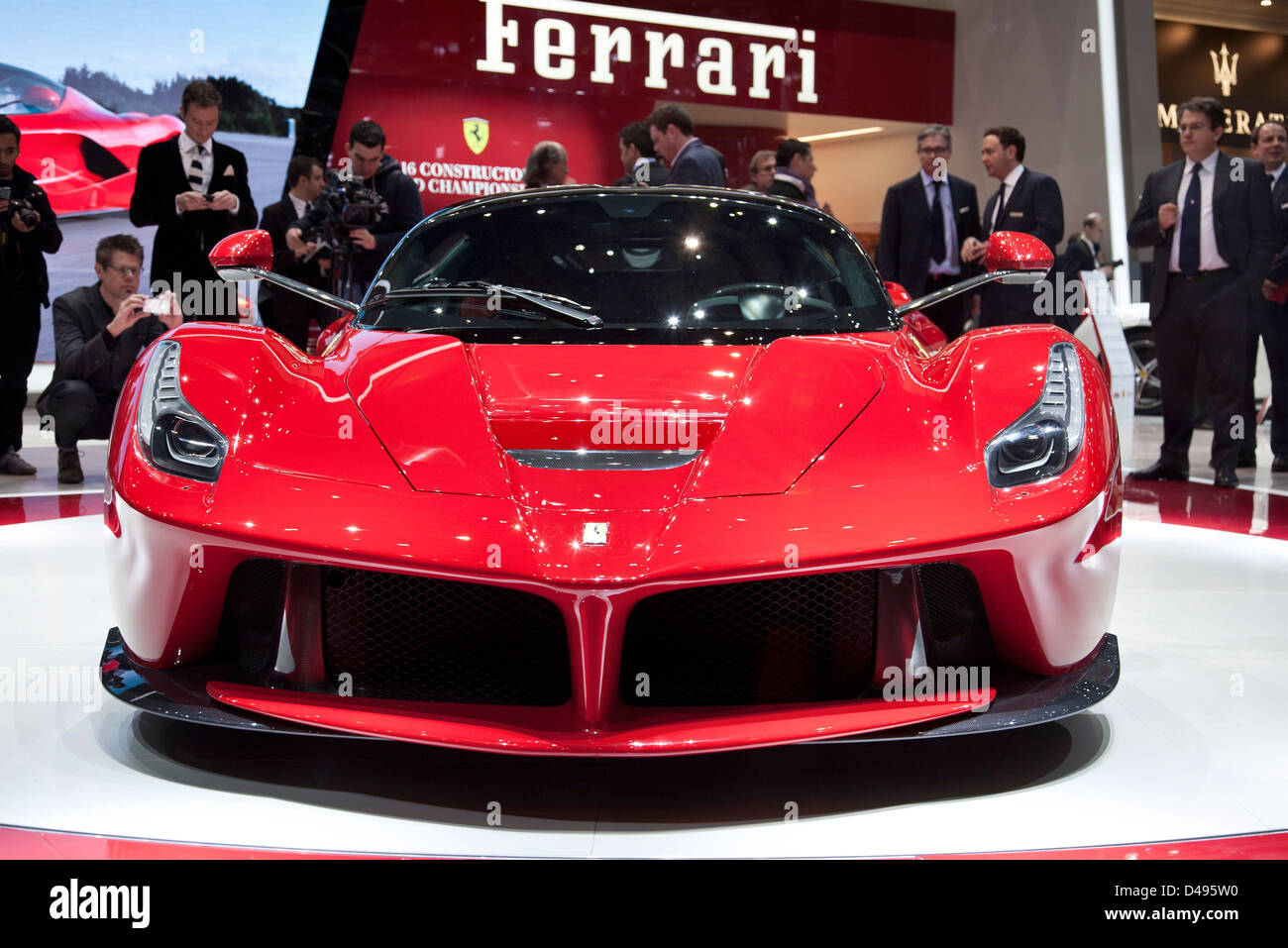 LaFerrari F50 Geneva Motor Show Stock Photo - Alamy