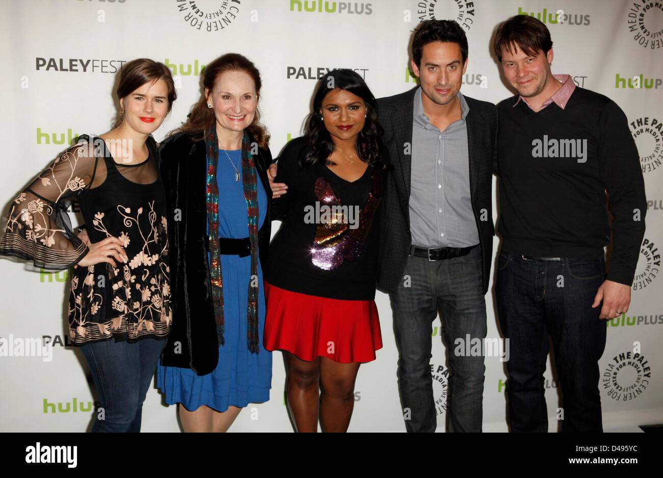 Los Angeles, California, USA. 8th March 2013. Zoe Jarman, Beth Grant ...