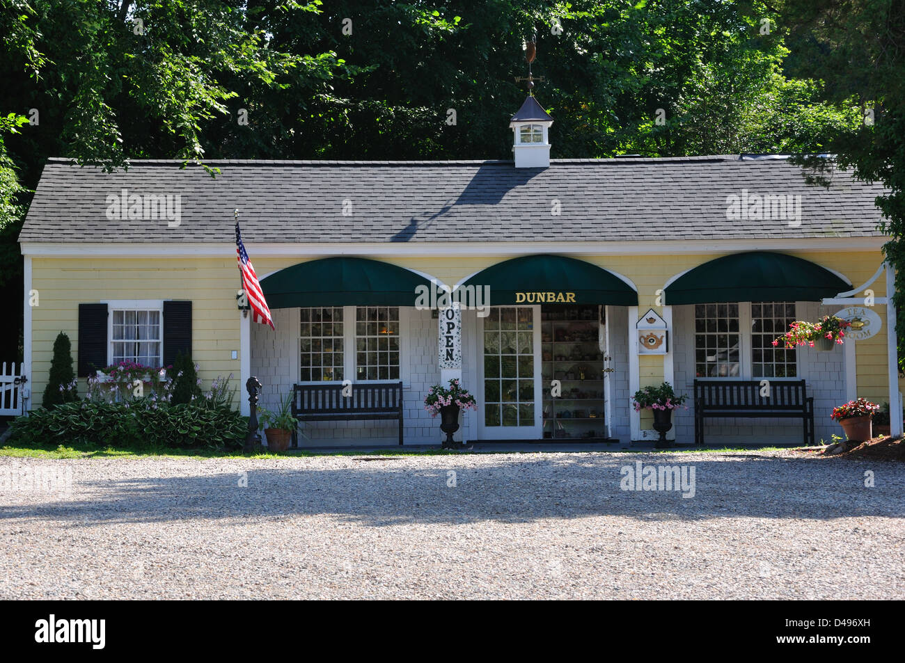 Tea shop in Cape Cod, Massachusetts, USA Stock Photo - Alamy