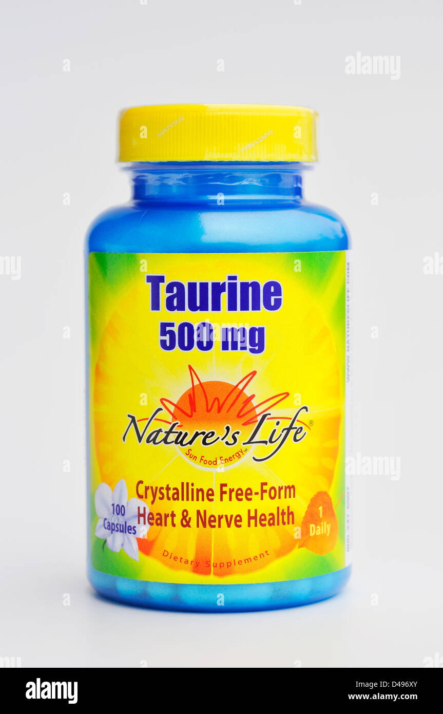 Taurine amino acid supplement Stock Photo - Alamy
