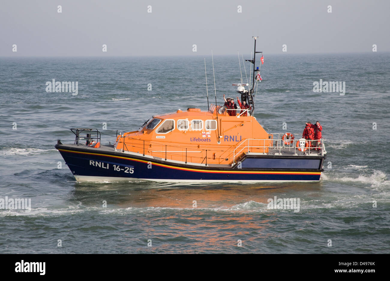 Moelfre Isle of Anglesey North Wales New Tamar Class £2.7million RNLI ...