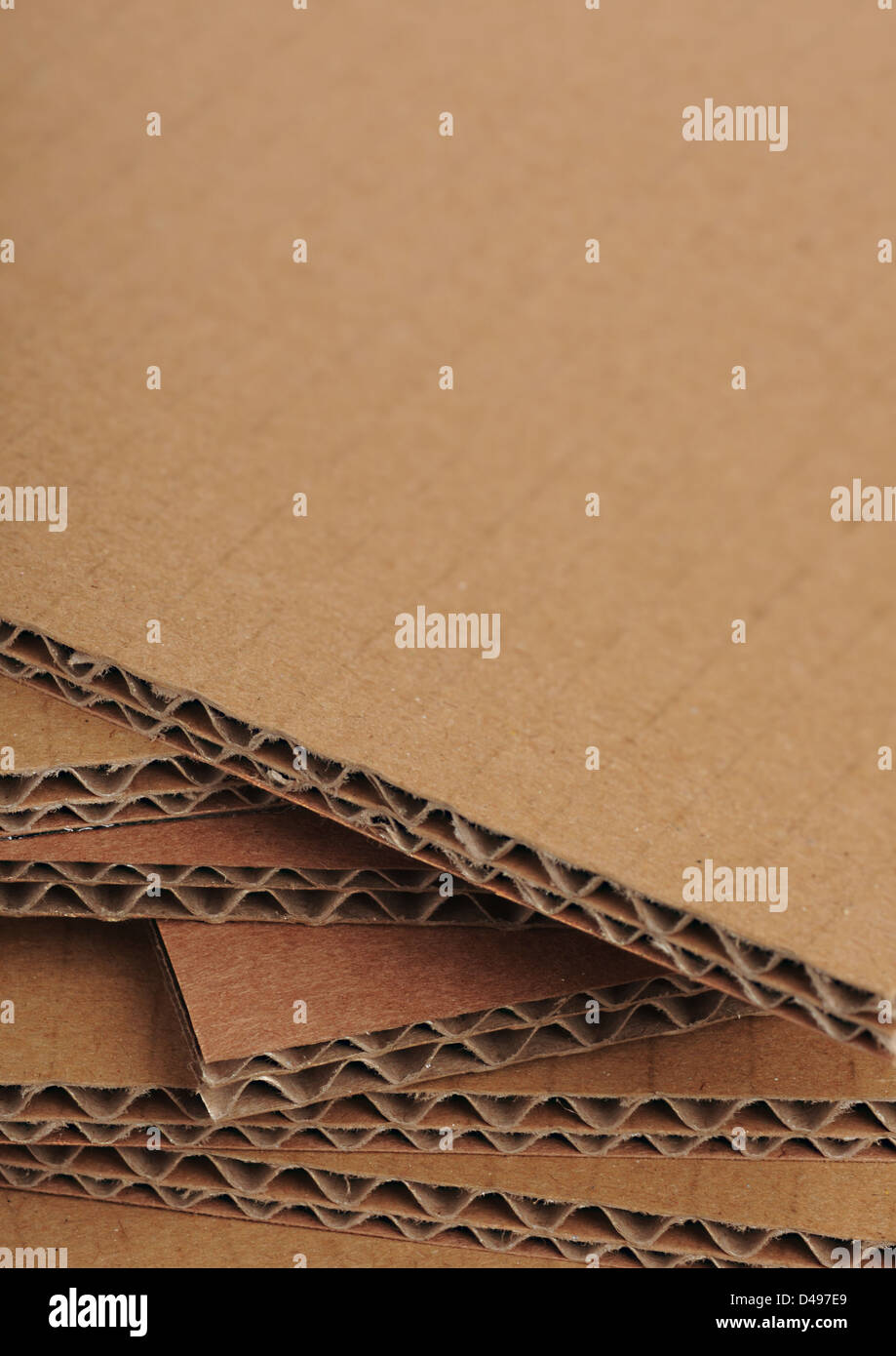 Side View Corrugated Cardboard High Resolution Stock Photography and ...