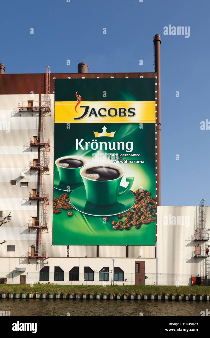 Berlin, Germany, outdoor advertising for Jacobs coronation at the Kraft ...