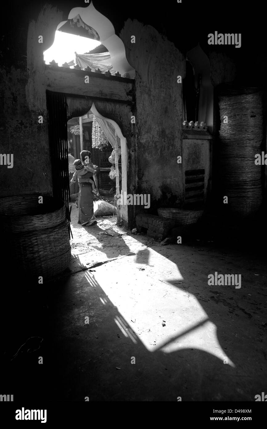 Baby in the sun Black and White Stock Photos & Images - Alamy