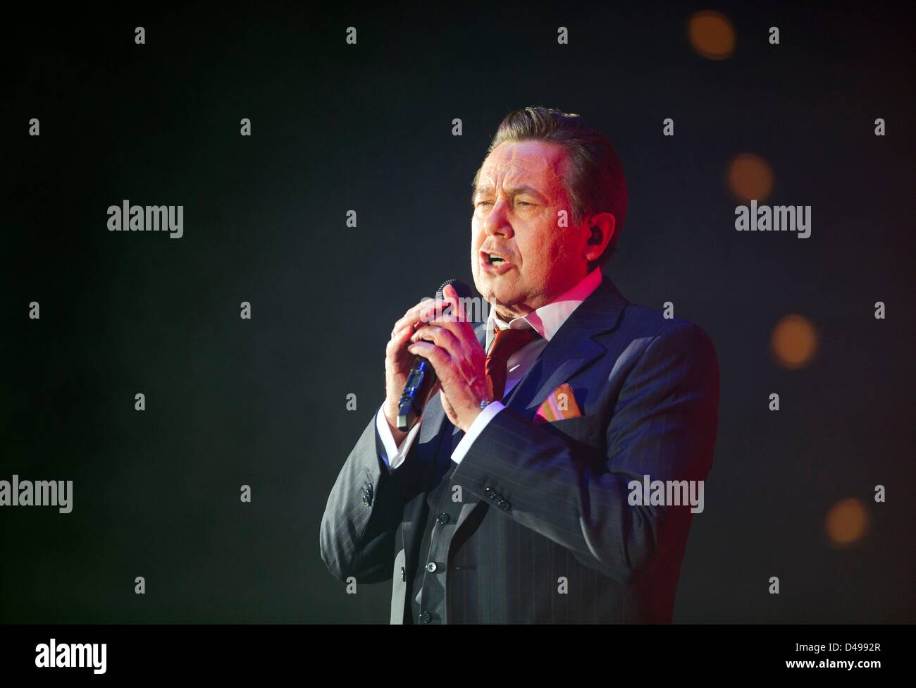 German singer Roland Kaiser performs during his current 'Affaeren ...