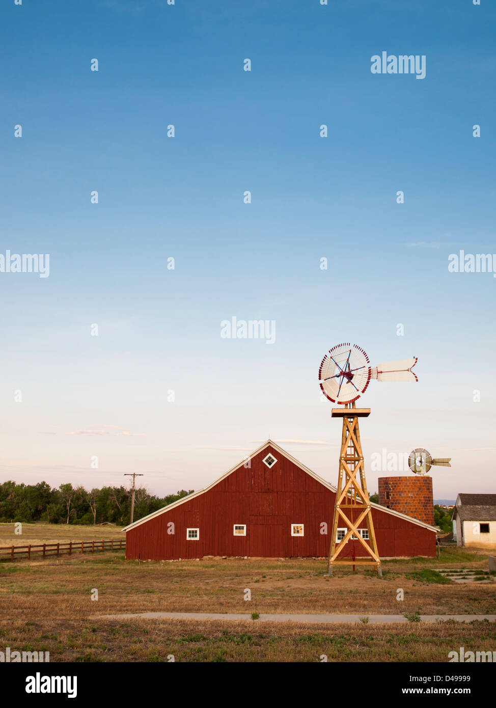 Old Red Barn at the 17mile House Farm Park, Colorado Stock Photo - Alamy