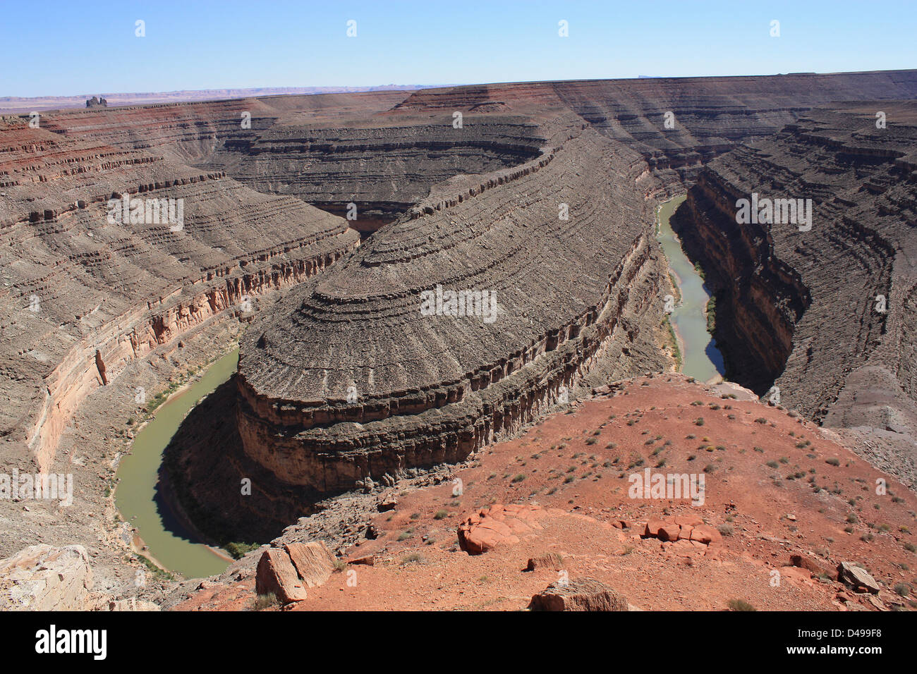 Gooseneck State park, San Juan River, Utah, United States Stock Photo ...