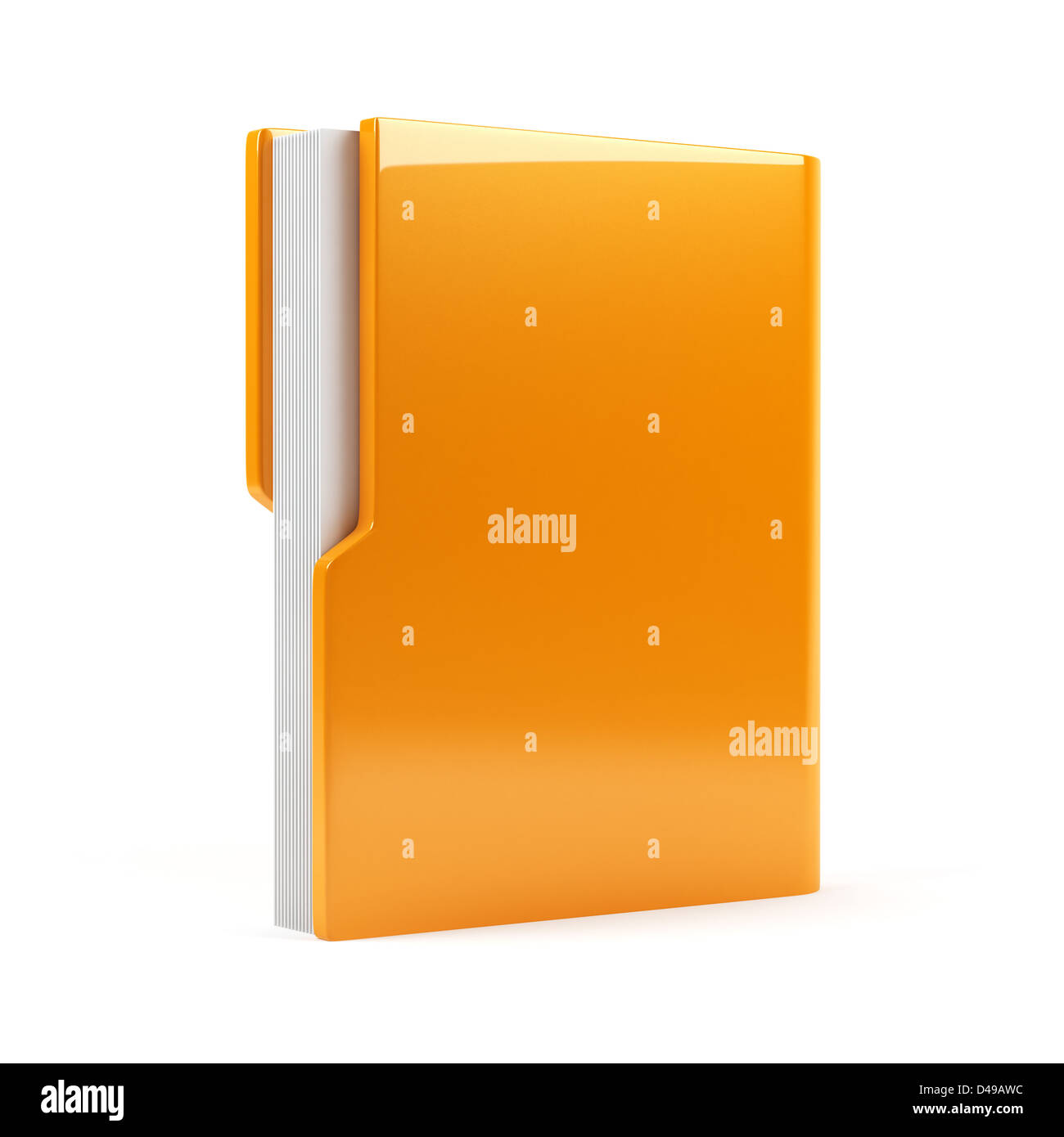 3d illustration of full computer folder isolated on white background ...