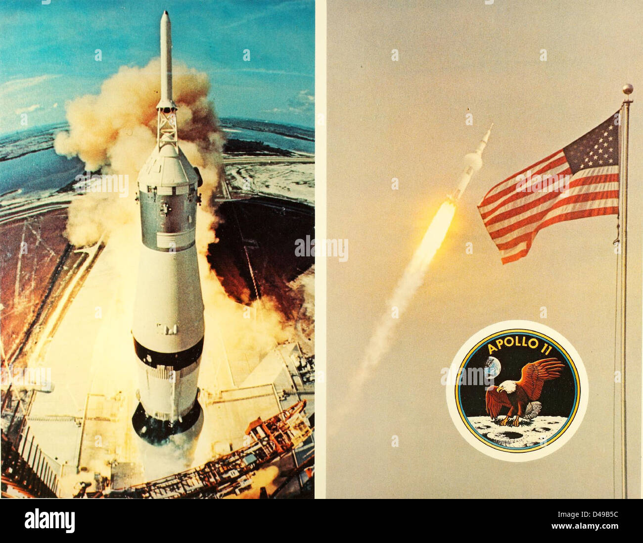 Apollo 11 - Saturn V launch Stock Photo - Alamy