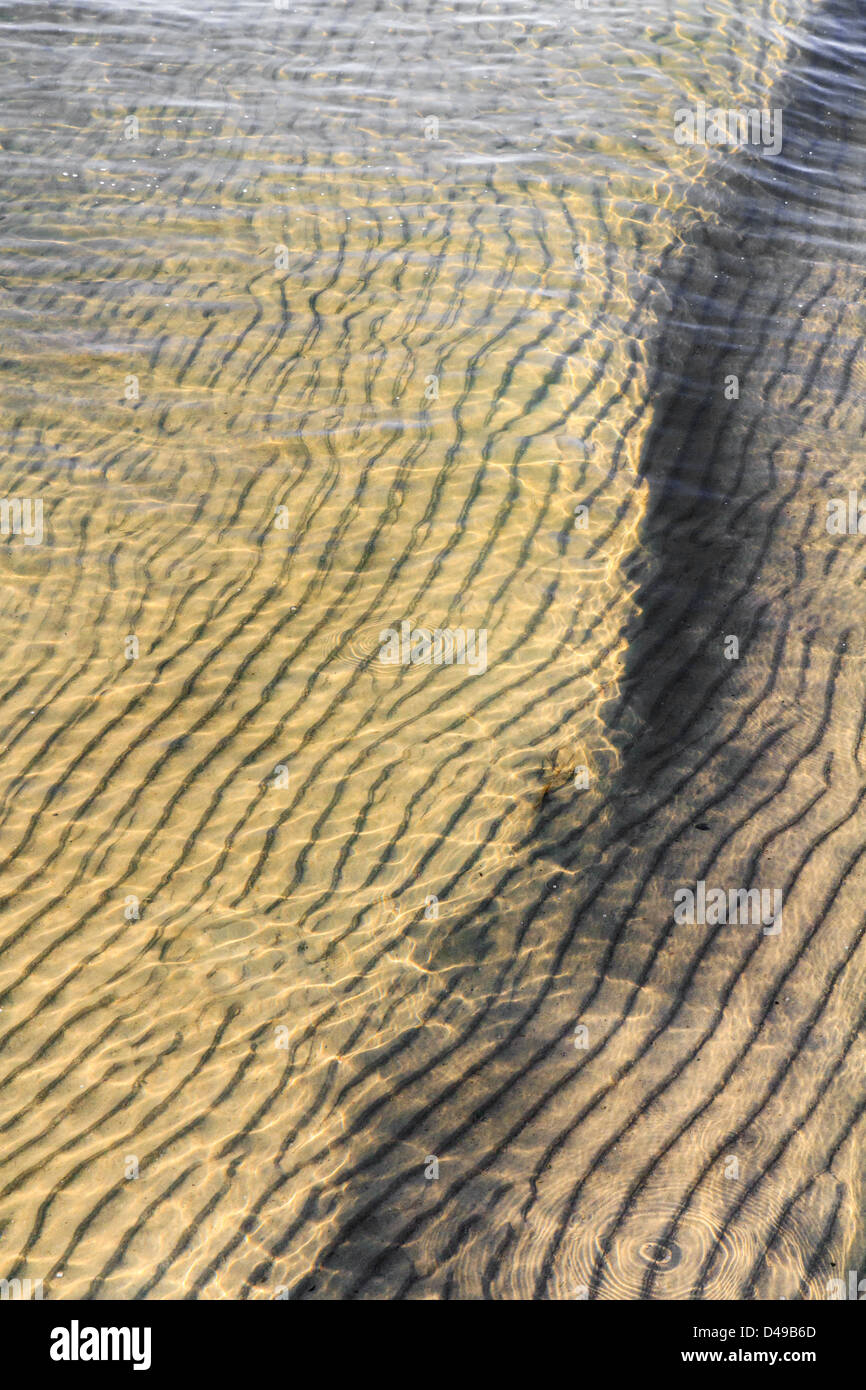 Beach sand wavy wet background pattern hi-res stock photography and ...