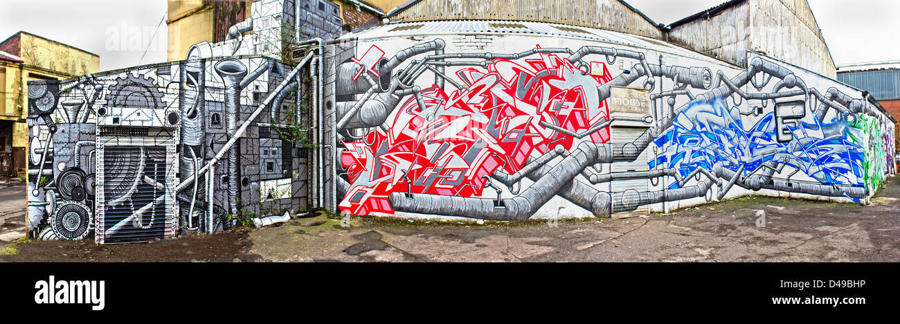 Wall art representing the engineering background of Sheffield england ...