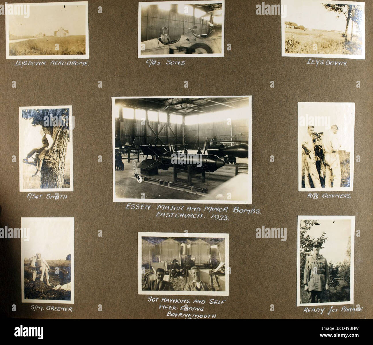 A full-page photograph by Edwin Newman depicting RAF operations in the ...