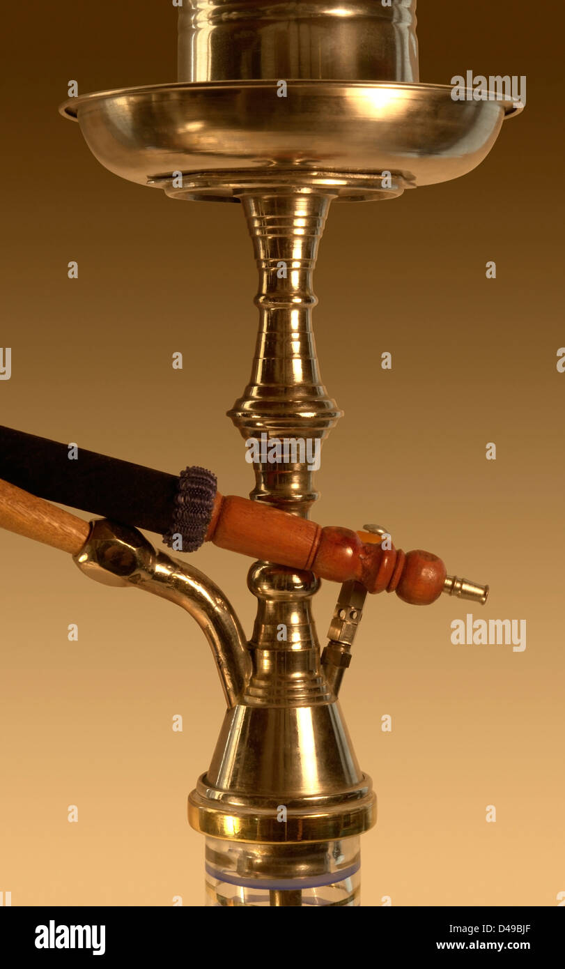 shisha closeup in golden ambiance Stock Photo - Alamy
