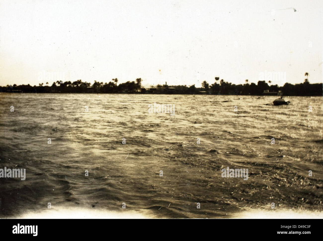 This photograph taken by Edwin Newman shows the River Tigris in flood ...