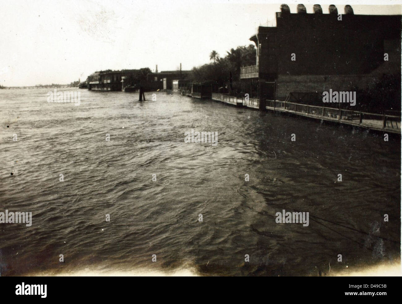 A scene captured from a bridge in Iraq, showcasing the Royal Air Force ...