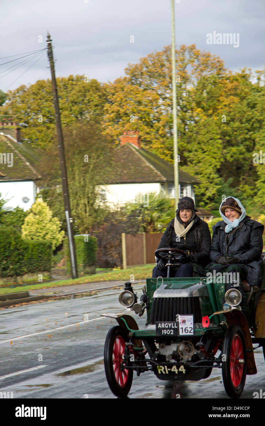 Vintage Car Rally Surrey England Stock Photo - Alamy