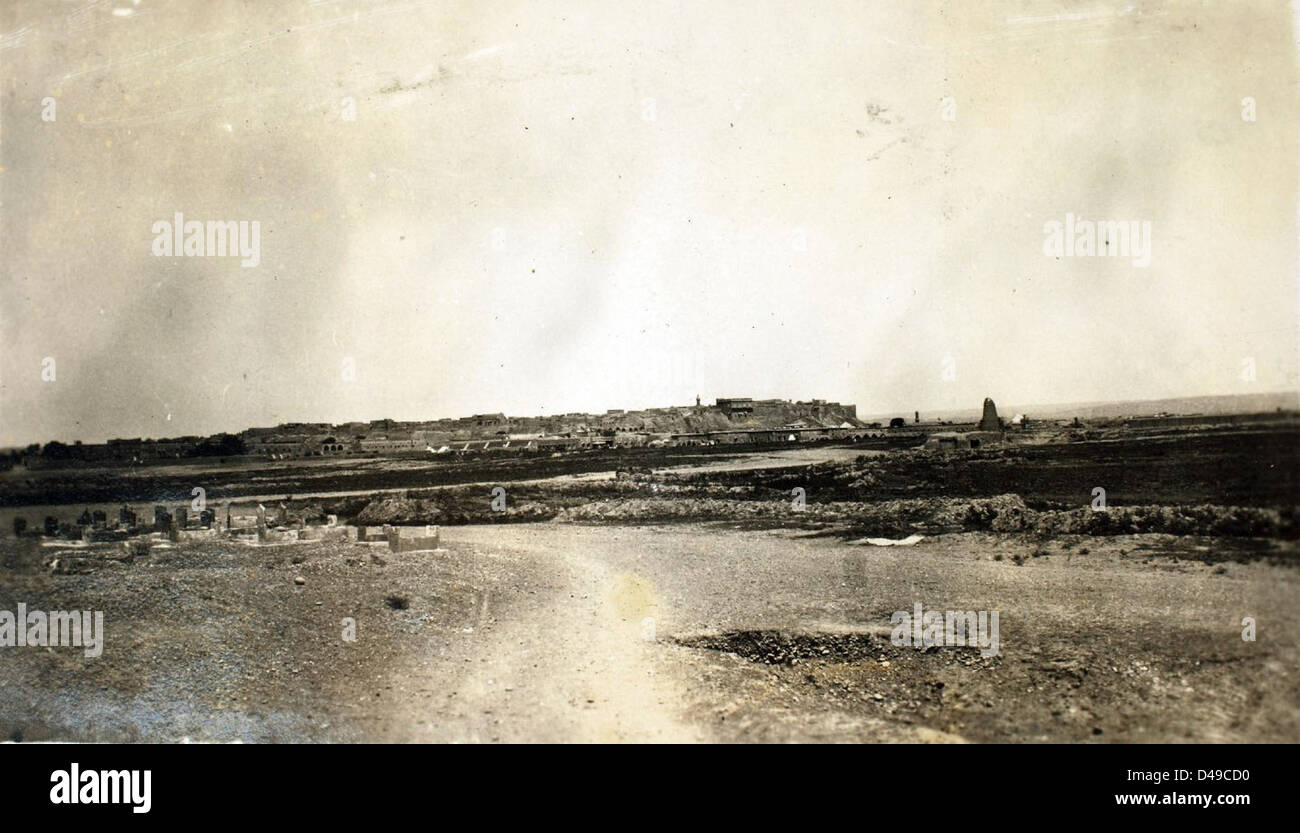 This photograph taken by Edwin Newman shows the city of Kirkuk, Iraq ...