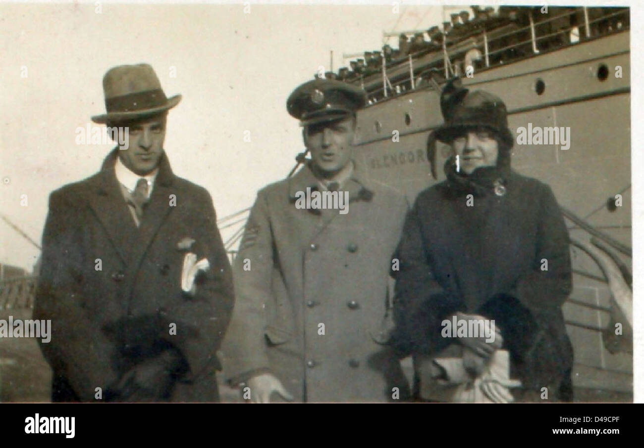""H.M.T. Glengorm Castle"": Mr. Coe - Alf Coe - Mrs. Coe Stock Photo ...