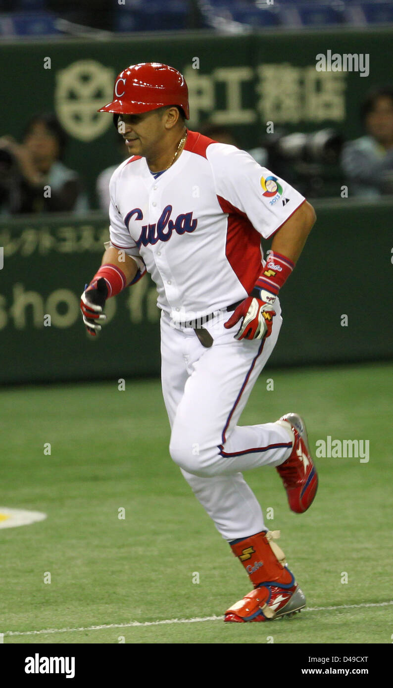 March 9, 2013 - Tokyo, Japan - Frederich Cepeda (CUB) a celebrates ...