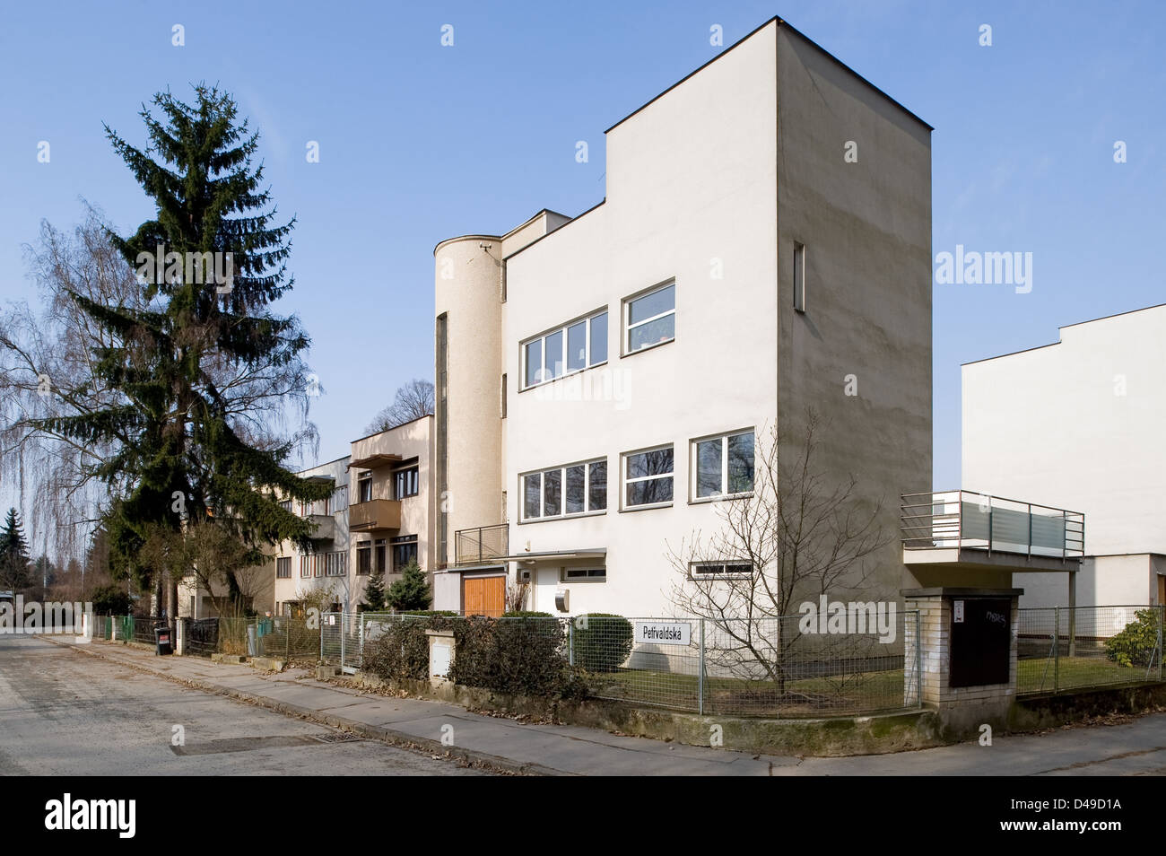 Brno, Czech Republic, Werkbundsiedlung Bruenn, houses 4 and 5 of Josef ...