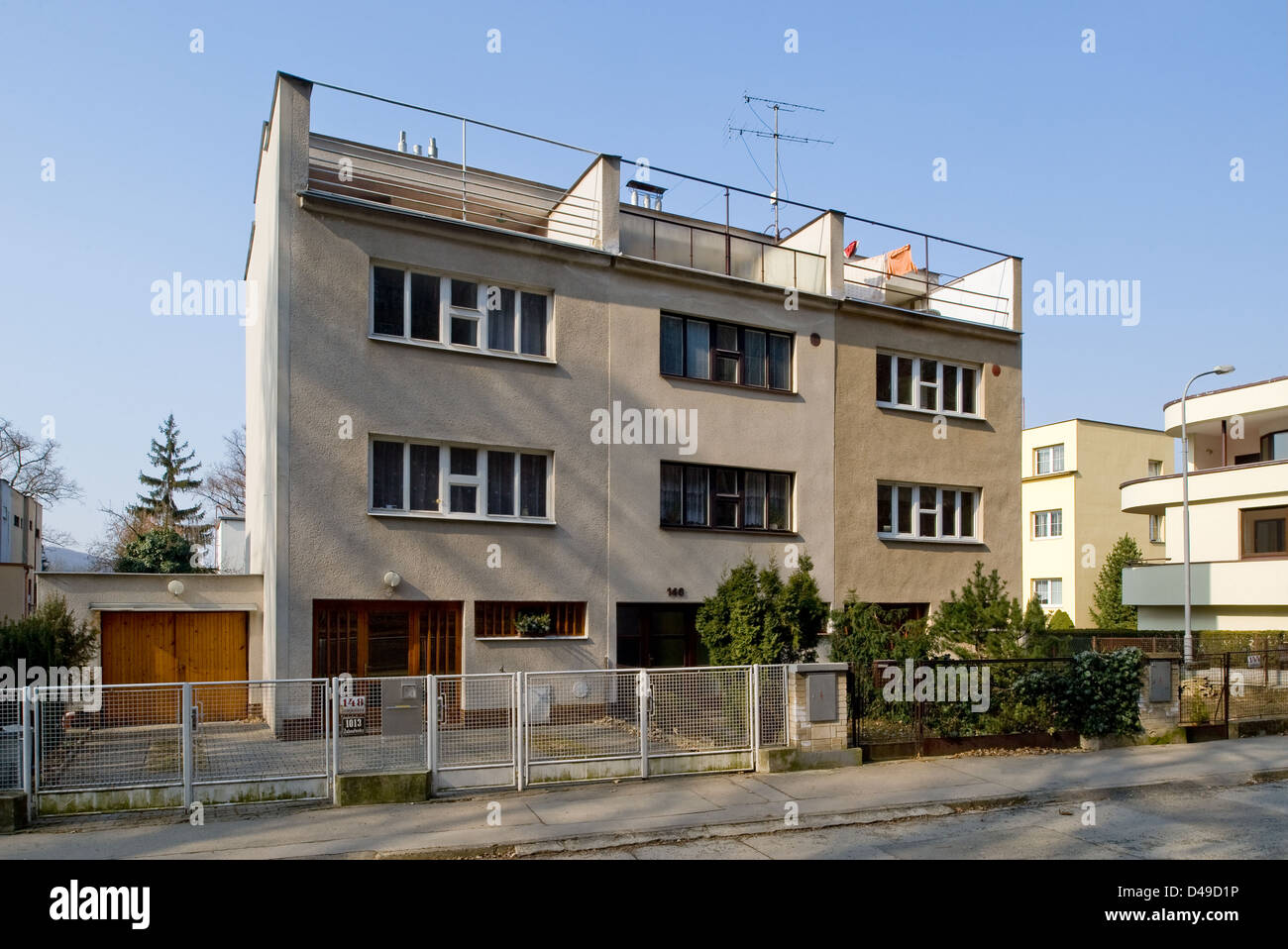 Brno, Czech Republic, Werkbundsiedlung Bruenn, houses 6, 7, 8 of ...