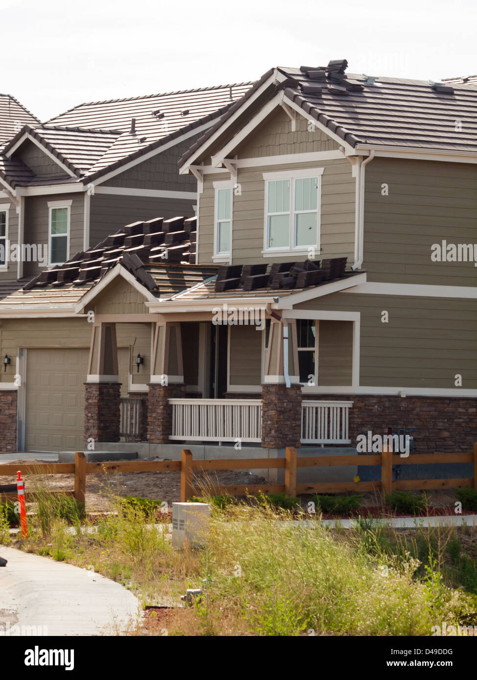 House in suburban development of Denver, Colorado Stock Photo - Alamy