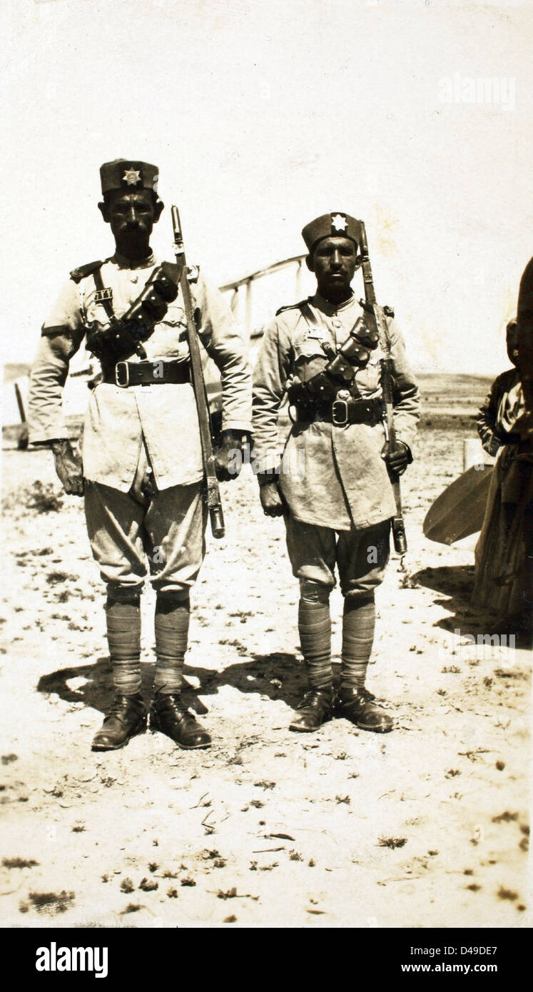 This image from Edwin Newman shows a group of Arab police officers in ...