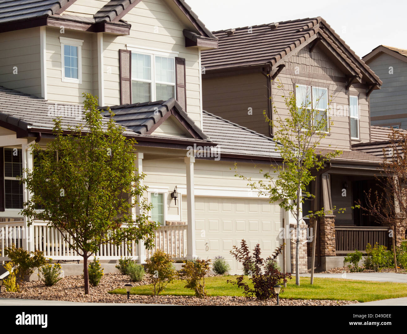 House in suburban development of Denver, Colorado Stock Photo - Alamy