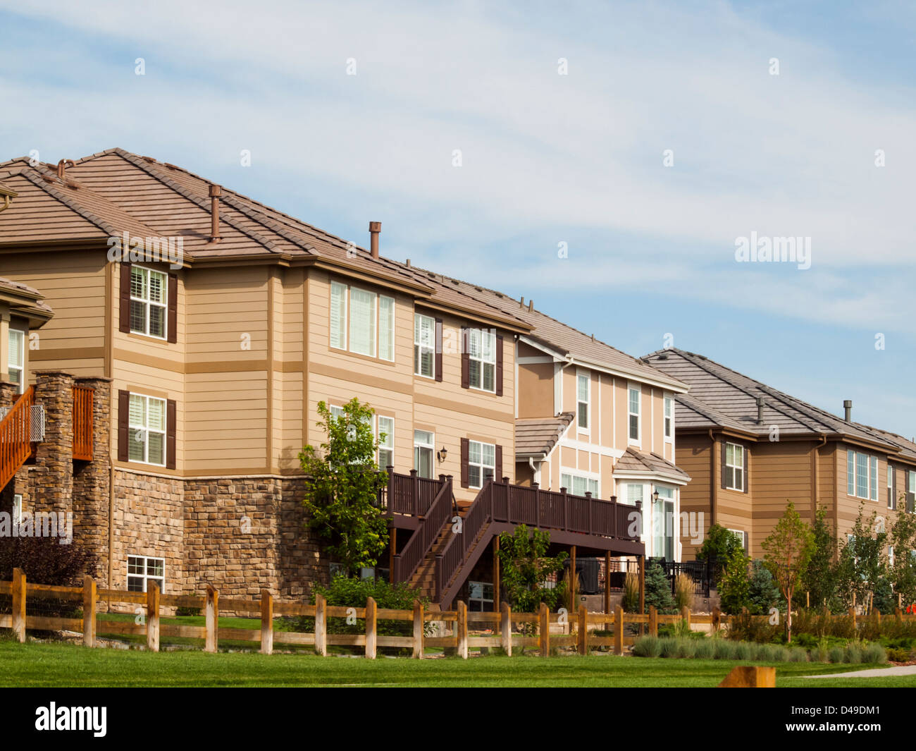 House in suburban development of Denver, Colorado Stock Photo - Alamy