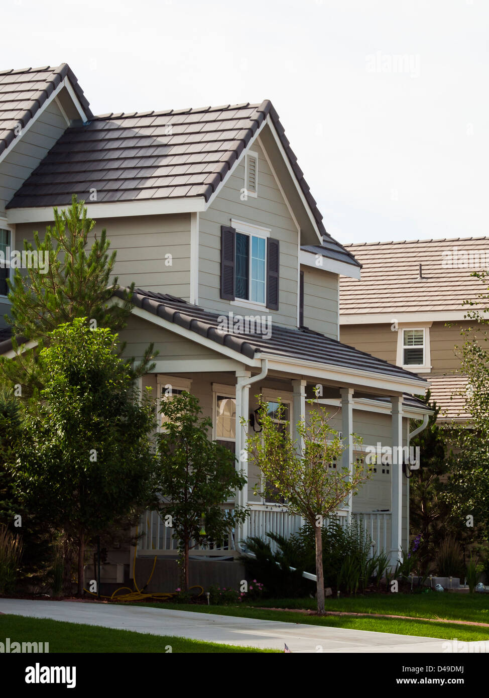 House in suburban development of Denver, Colorado Stock Photo - Alamy