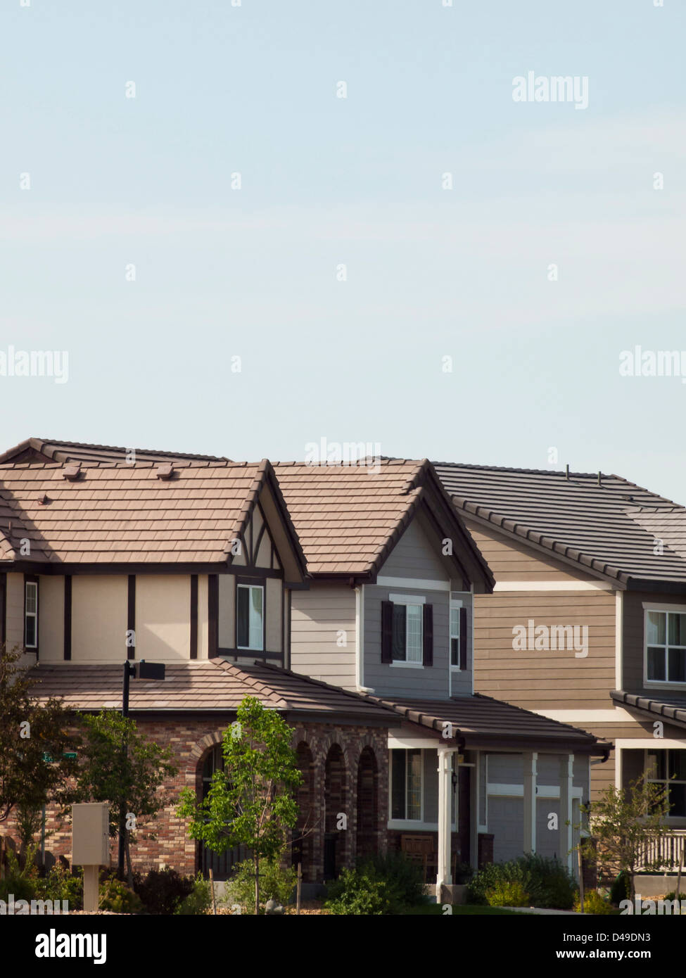 House in suburban development of Denver, Colorado Stock Photo - Alamy