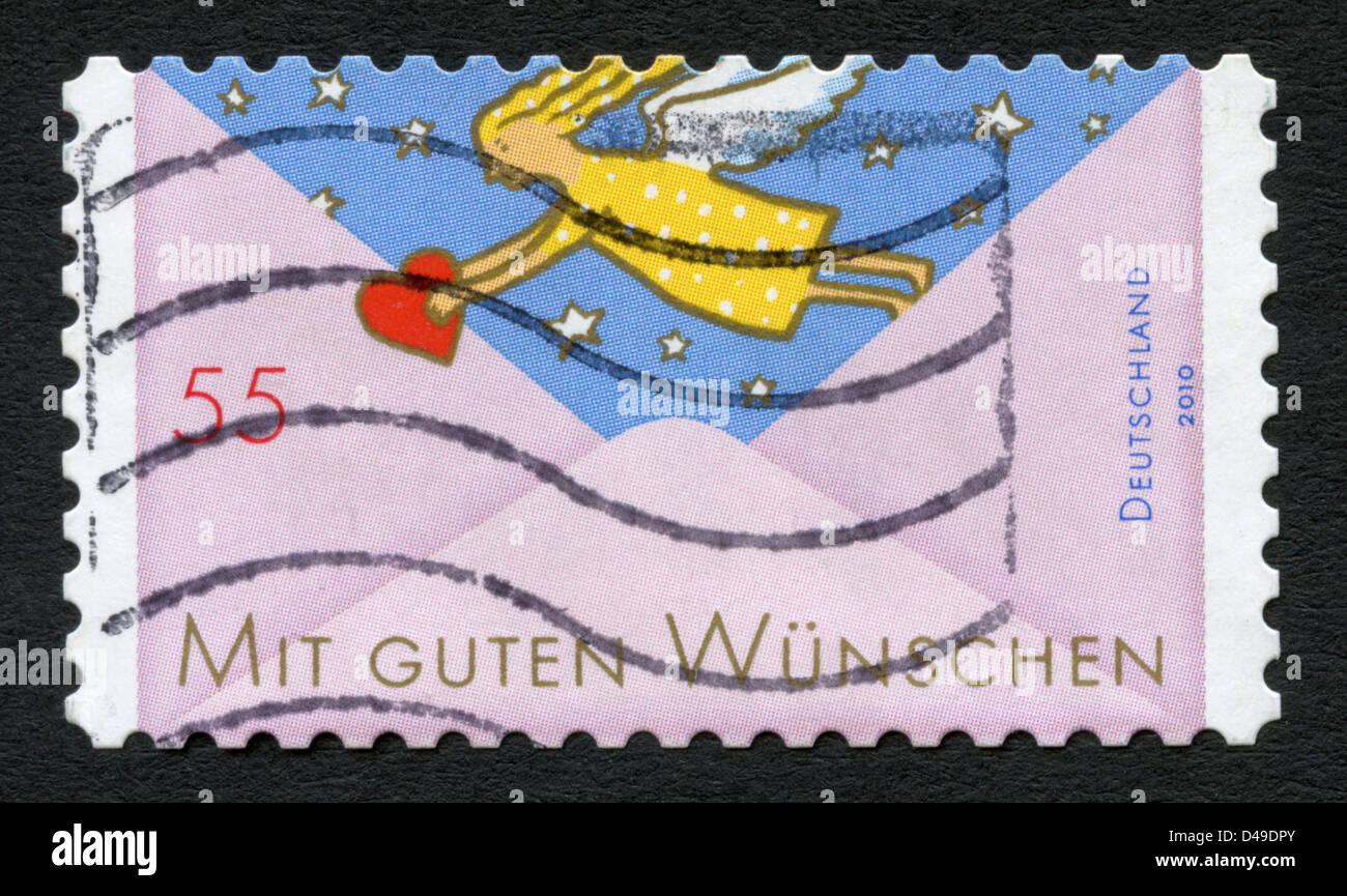 Germany postage stamp Stock Photo - Alamy