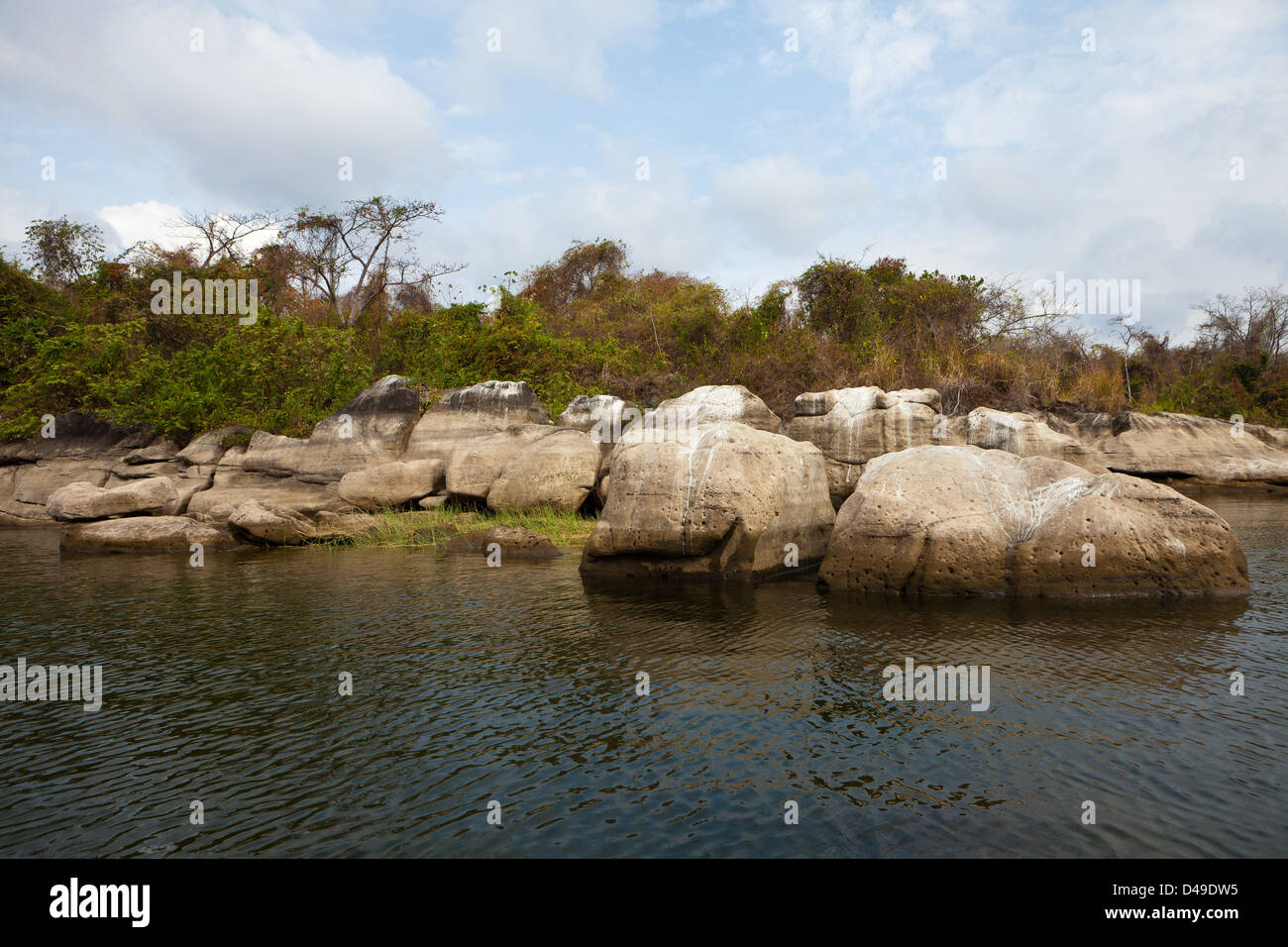 Landscapes at Lago Bayano (lake), Panama province, Republic of Panama ...