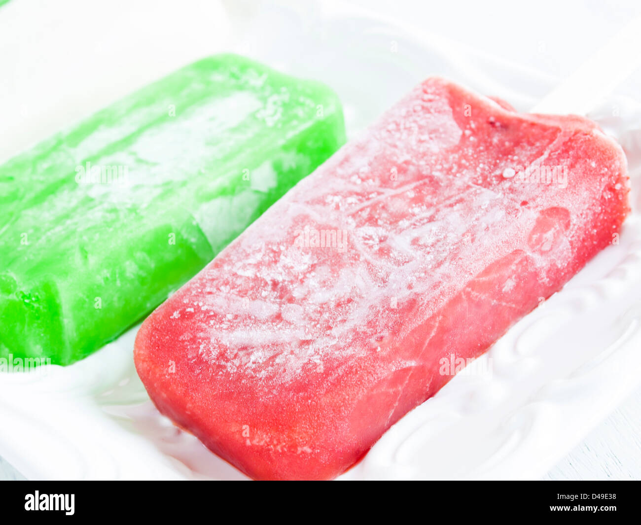 Frozen pop on a stick Stock Photo - Alamy