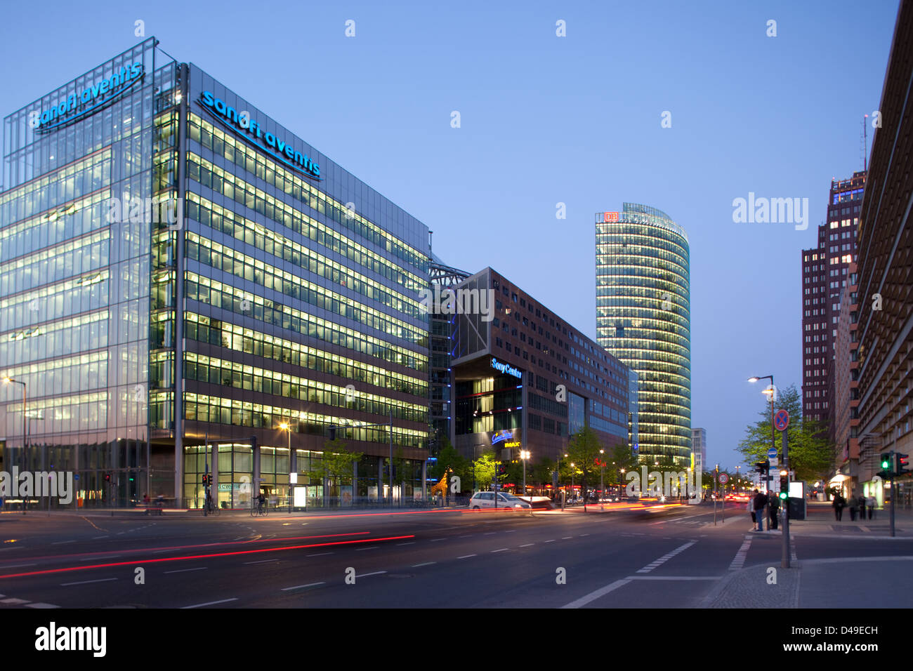 Berlin, Germany, office building in Potsdamer Strasse Stock Photo - Alamy