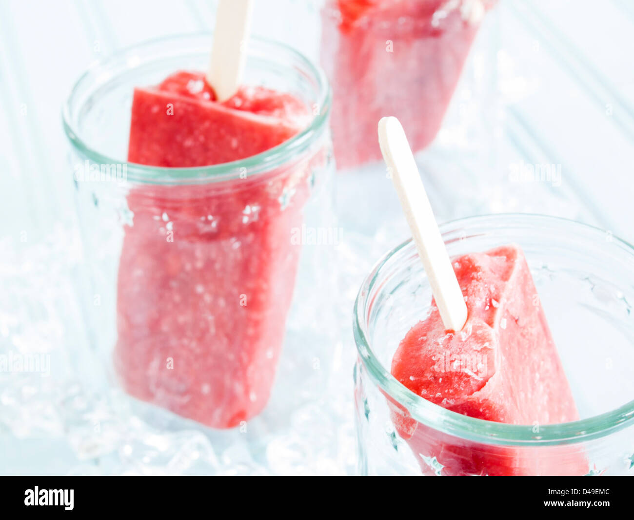 Frozen pop on a stick Stock Photo - Alamy