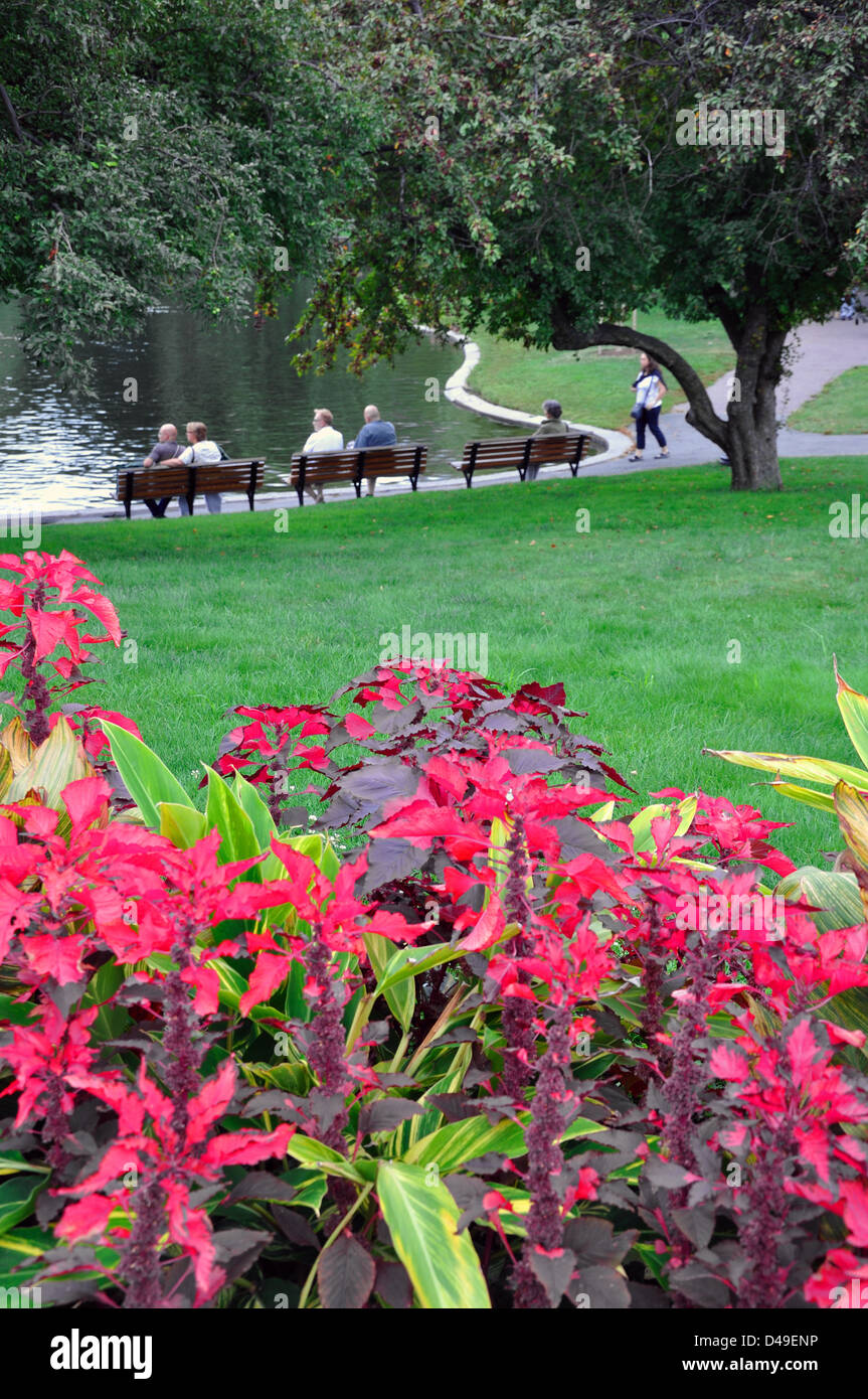Boston Public Garden, Massachusetts, USA Stock Photo - Alamy