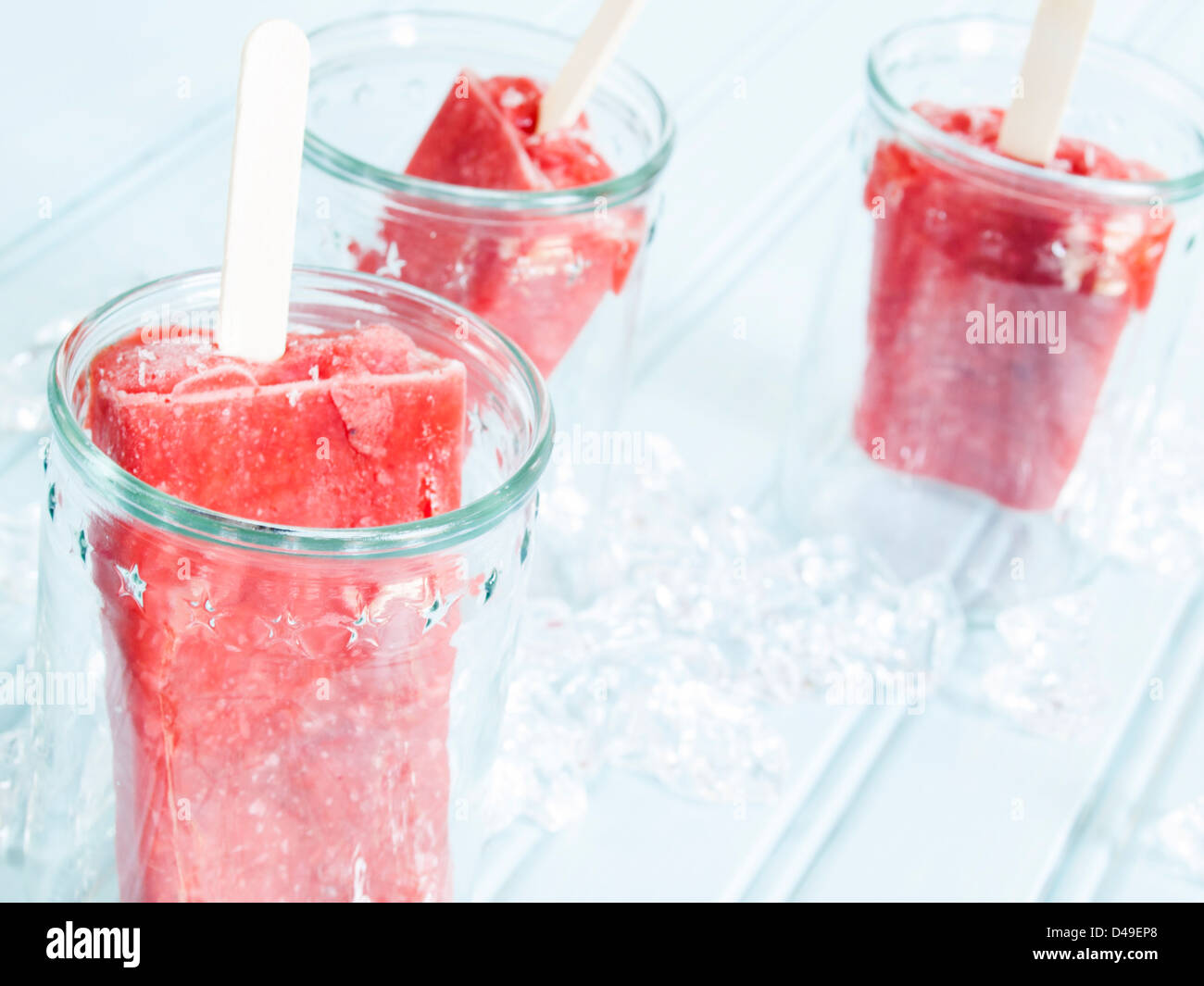 Frozen pop on a stick Stock Photo - Alamy