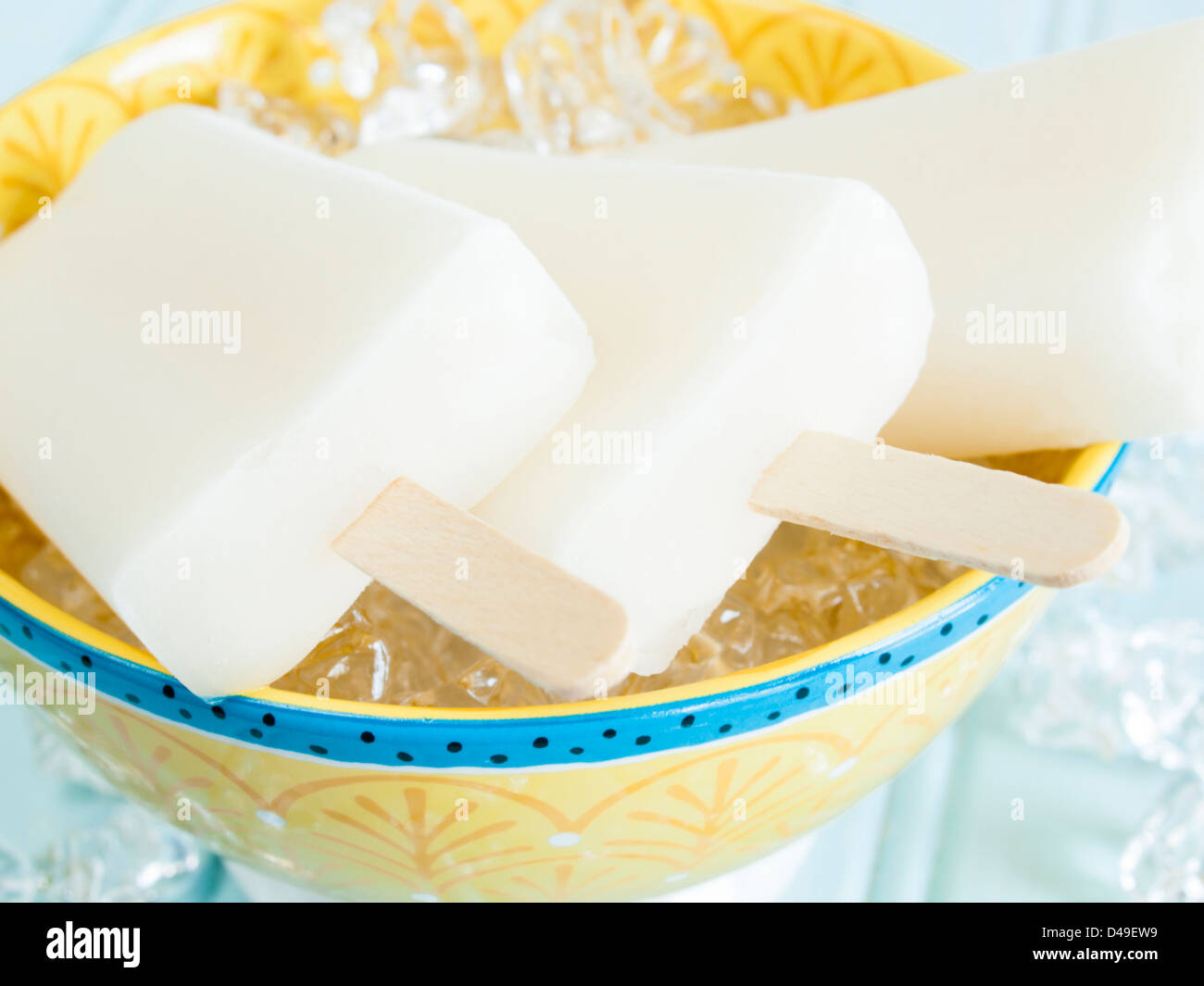 Frozen pop on a stick Stock Photo - Alamy