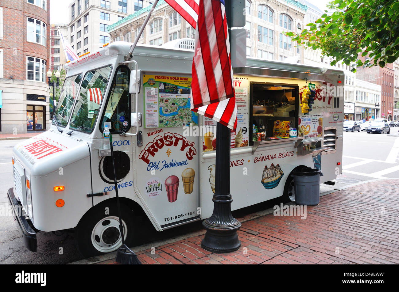 Boston ice cream truck hi-res stock photography and images - Alamy