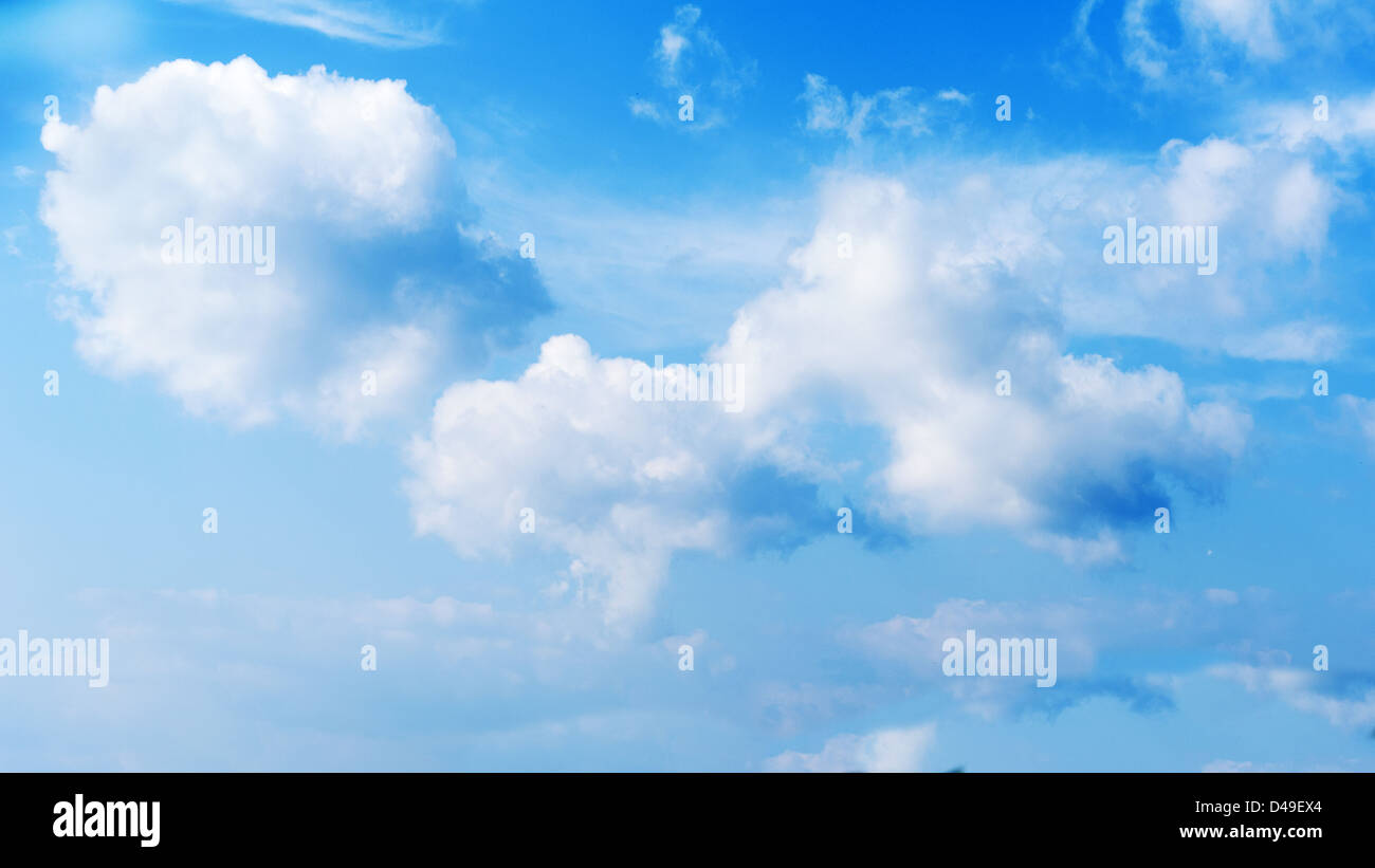 blue sky and beautiful clouds Stock Photo - Alamy